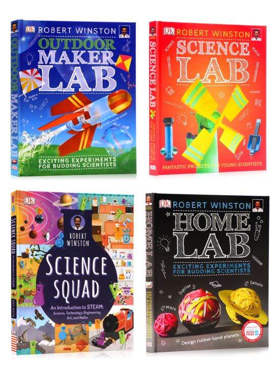 DK STEM Home/Outdoor Maker/Science Lab/Squad STEAM ,Hardcover Ages: 8 ...