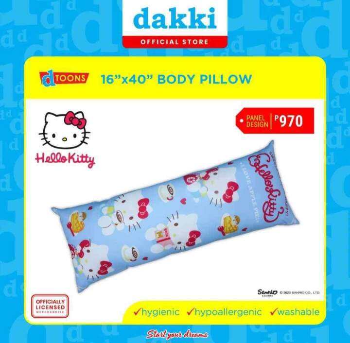 DAKKI BODY PILLOW 16X40 CHARACTERED DESIGN (Hello Kitty) | Lazada PH