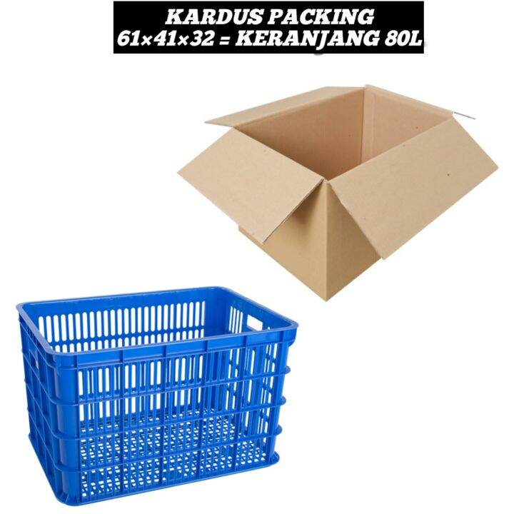 KARDUS BESAR BARU BOX PACKING PINDAHAN KOTAK KARTON 60x40x30 | Lazada ...