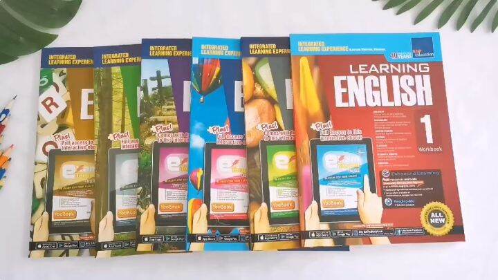 6 Books SAP 1- 6 Grade Integrated Learning English Workbook for ...