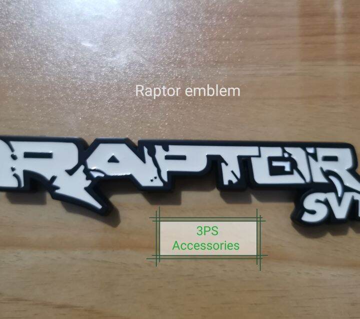 Ford Ranger Raptor emblem White | Lazada PH