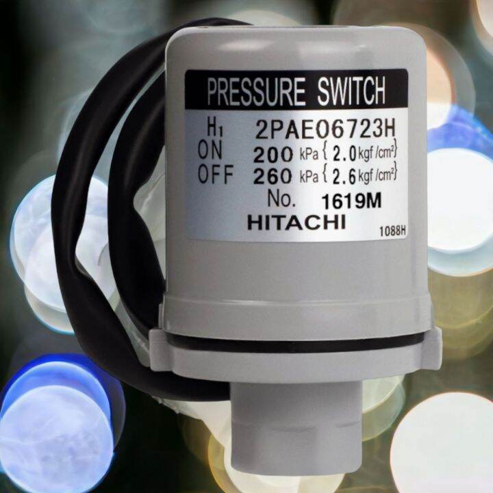 🔥🔥🔥H1 คือรุ่นใหม่ล่าสุด🔥🔥🔥สวิทช์ควบคุมแรงดัน Pressure Switch HITACHI On ...
