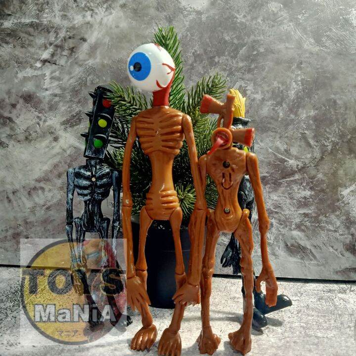 โมเดล siren head scp 6789 และ scpตัวอื่นๆ รวม4ตัว สูง20-25เซน มีจุดขยับ ...