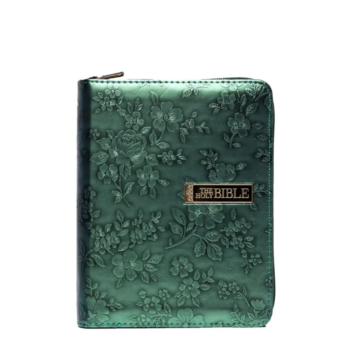 GNT Bible | The Holy Bible: Good News Translation | Green Floral Cover ...