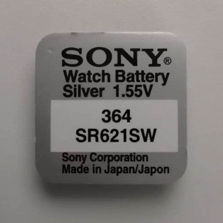 364 sr621sw ถ่าน แบตเตอรี่ นาฬิกา battery for watches SONY | Lazada.co.th