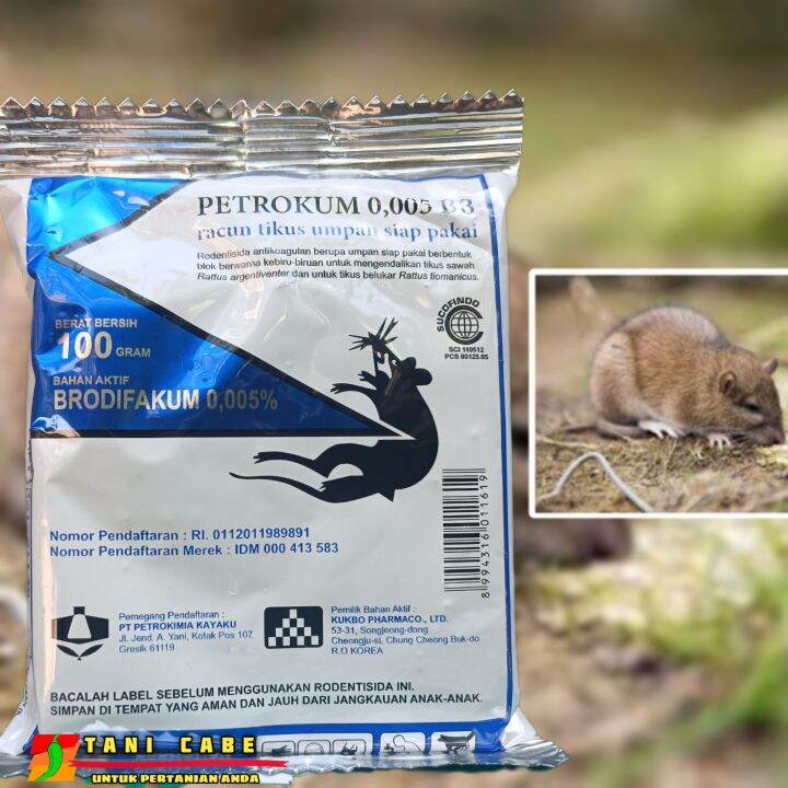 RODENTISIDA PETROKUM RACUN TIKUS UMPAN 100 GRM | Lazada Indonesia