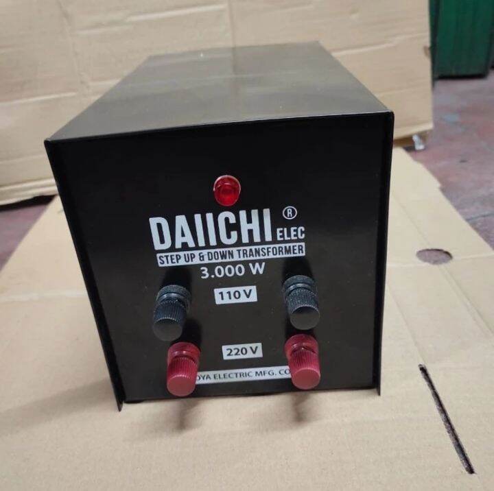 Trafo step up & down Daiichi 3000 watt | Lazada Indonesia