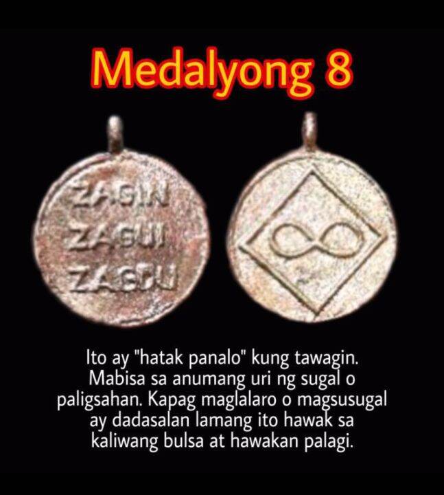 Medalyong 8 Big Pendant(swerte sa sugal,negosyo,kabuhayan) | Lazada PH