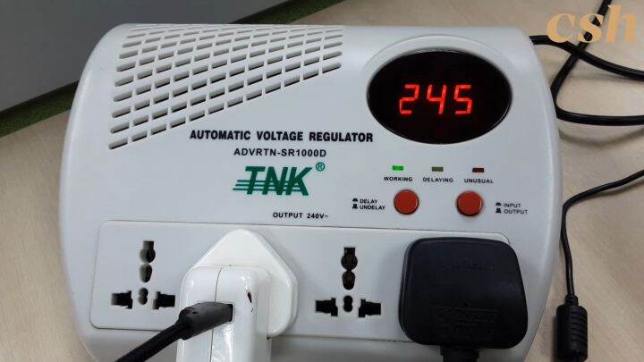 TNK SR1000D 1000VA Automatic Voltage Regulator [To Protect TV, Computer ...