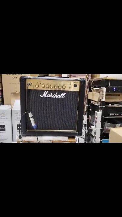 Original Marshall MG15GR/MG-15GR with Spring Reverb 15W Blk & Gld ...