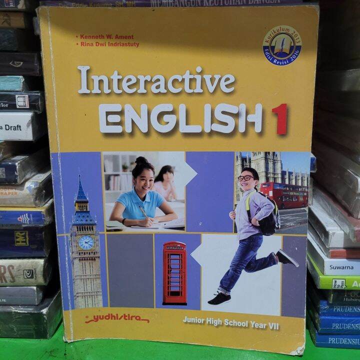 BUKU BEKAS INTERACTIVE ENGLISH KELAS 1/2/3 SMP YUDISTIRA KURIKULUM K13 REVISI | Lazada Indonesia