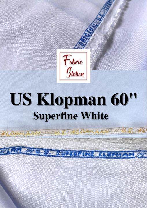 US Klopman / Clopman 60" White Fabric for Nurse and Medical School ...