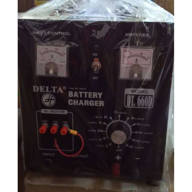 Battery Charger Cas Aki Delta DT660D 60A | Lazada Indonesia