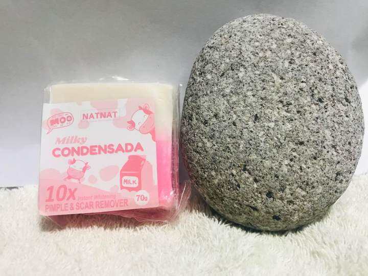 batong panghilod + kagayaku condensada bleaching soap | Lazada PH
