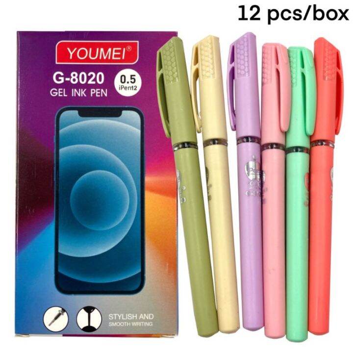 12 pieces Youmei Gel pen | Lazada PH