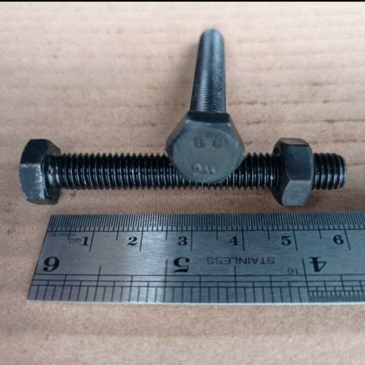BAUT BAJA M8X60 FULL DRAT. BAUT MUR HTB 8.8 M8 X 60 FULL DRAT. | Lazada ...