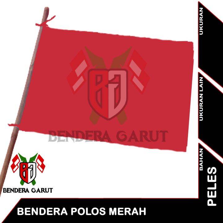 Bendera Merah Polos Bahan Sablon | Lazada Indonesia
