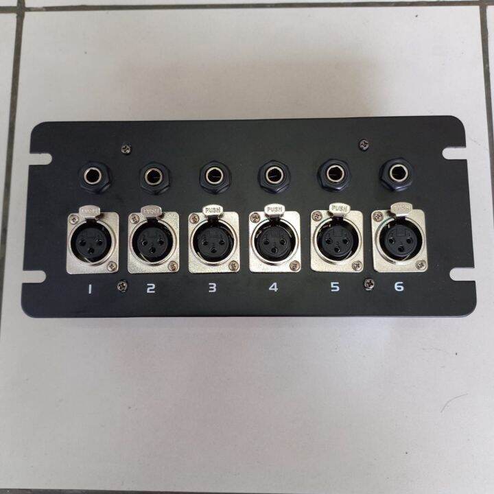 PANEL MIC 6 LOBANG KOMBINASI BOX MIC TANAM TEMBOK FULL BAHAN BESI 6 ...