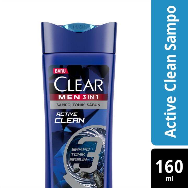 CLEAR MEN 3 IN 1 | Lazada Indonesia