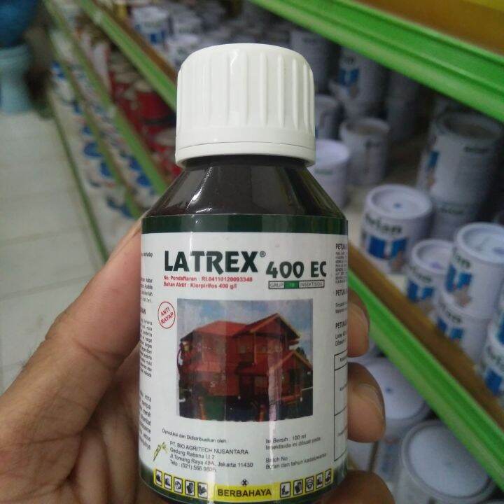 Obat serangga latrex 400 ec. 100 ml obat kayu anti rayap dan nonol ...