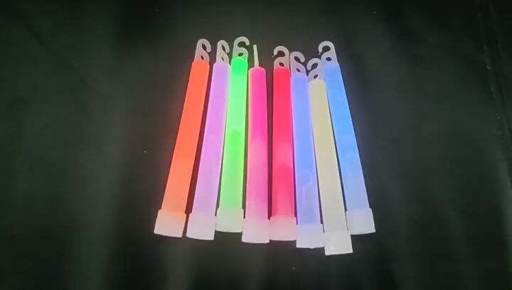 6 Inch LED Glow Sticks Light Stick Party Camping Safety Emergency ...