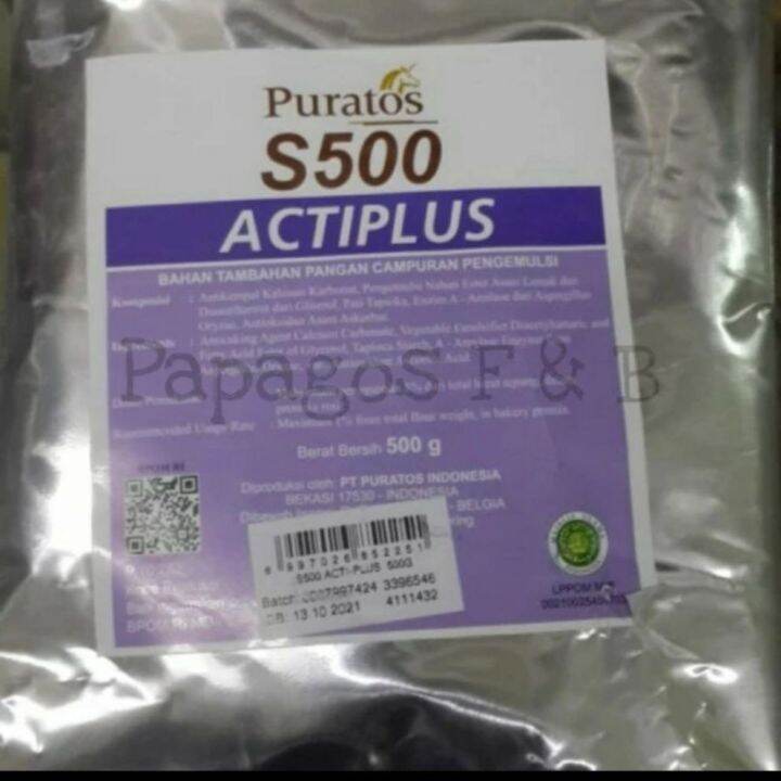Pemgembang Roti Puratos S500 Actiplus Bread Improver 500 gr / gram ...
