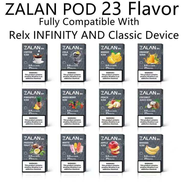 ZALAN R4 POD Vaper smoke 2022 juice pod /disposable pod Classic ...