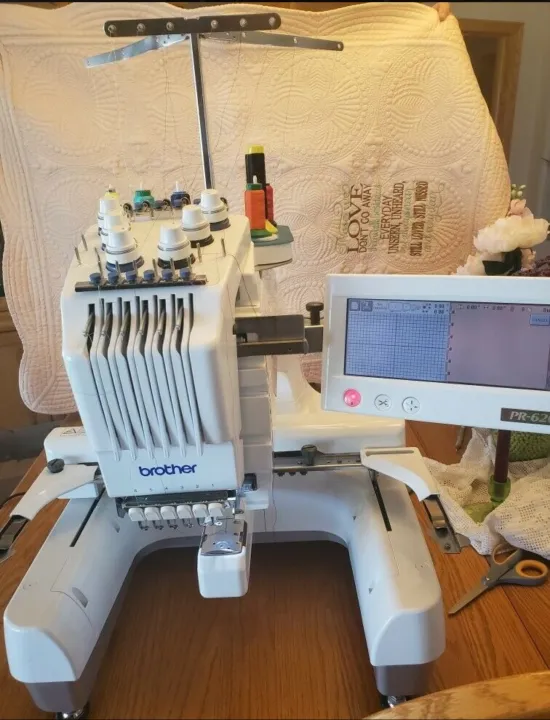 Brother Embroidery Machine Entrepreneur PR-620 6 Needle Recent Service ...