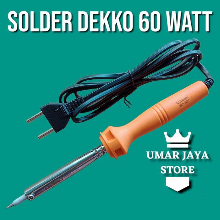 SOLDER DEKKO 60 WATT SOLDERING IRON DEKO 60W SOLDER LISTRIK | Lazada Indonesia