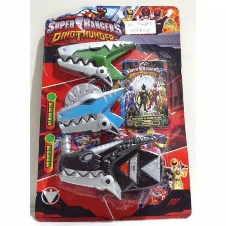 Jam Tangan Power Ranger Dino Thunder Changer Mainan Edukasi Mainan Anak ...