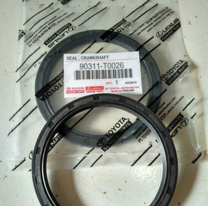 SEAL CRANKSHAFT REAR / SEAL KRUK AS BELAKANG INNOVA BENSIN | Lazada ...