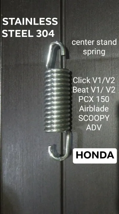 Honda click/beat/pcx/scoopy/ADV/airblade center stand spring stainless ...