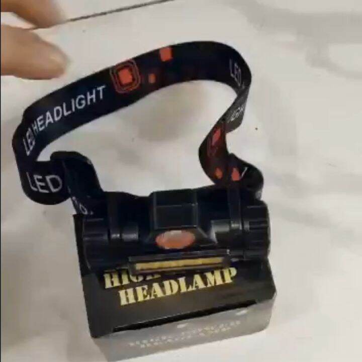 SENTER KEPALA MINI HEADLAMP LED COB RECHARGEABLE PLUS MAGNET LAMPU ...