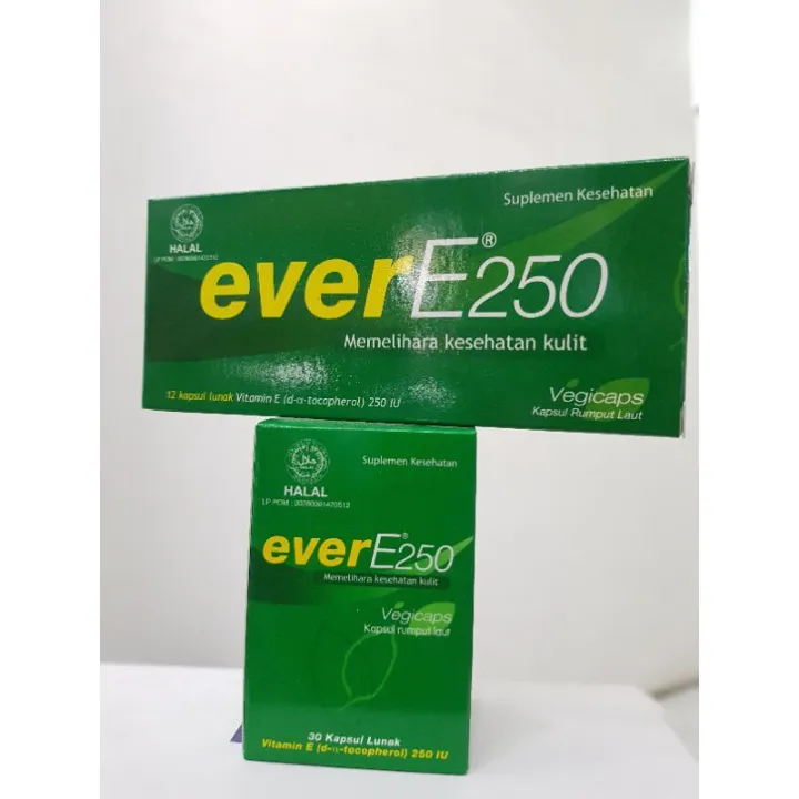 Ever E 250 IU isi 12 kapsul isi 30 kapsul vitamin kulit - kesuburan ...