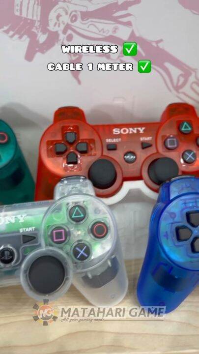 Stick Stik PS3 PlayStation 3 Transparant Kuning Dualshock Wireless ...