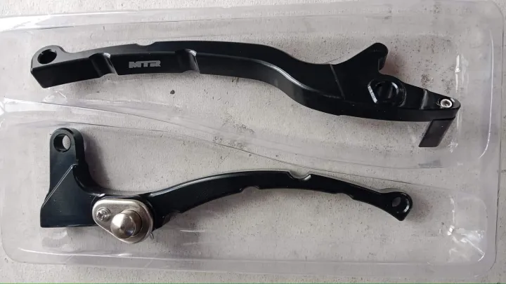 Brake Lever with Lock AEROX155 Black color Scooter MTR BRAND Very agood ...