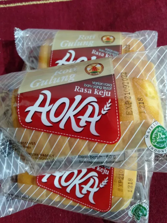 [60 gram] roti gulung aoka | Lazada Indonesia