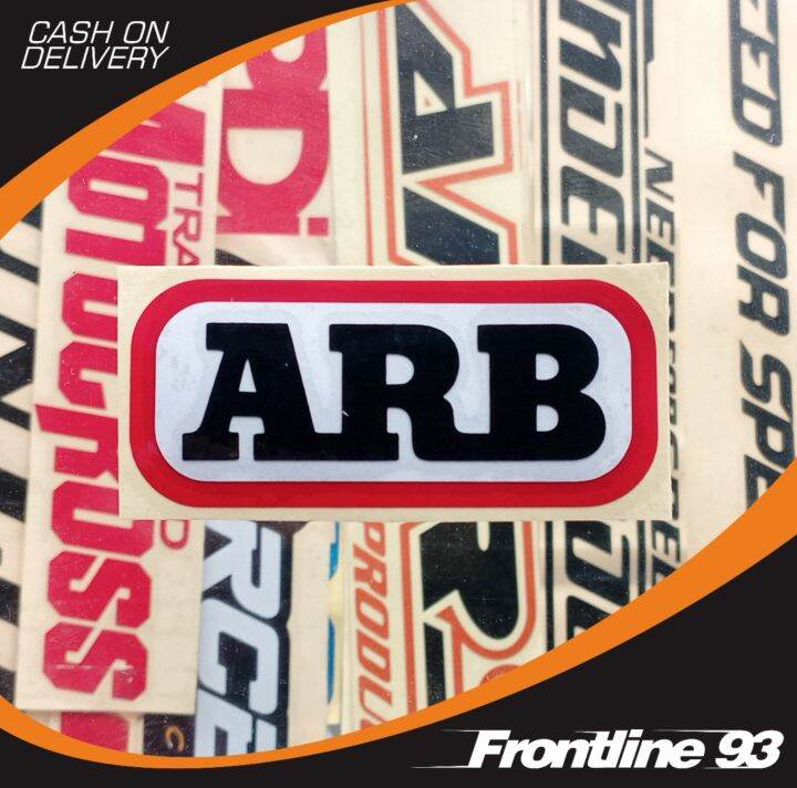 Cetak Sticker Cutting Logo ARB Custom Racing Motor Mobil Helm | Lazada ...