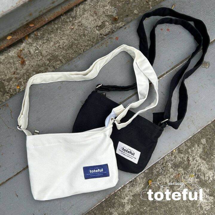 x mini everyday totebag | adjustable strap | sling bag canvas UNISEX ...