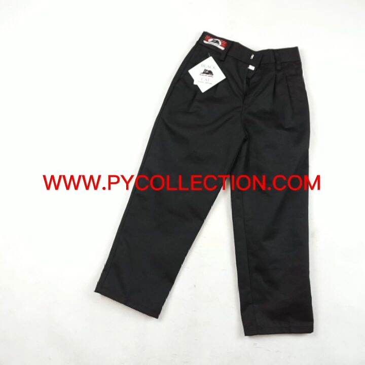 SELUAR HITAM PANJANG PINGGANG GETAH COTTON SEKOLAH RENDAH - BAJU ...