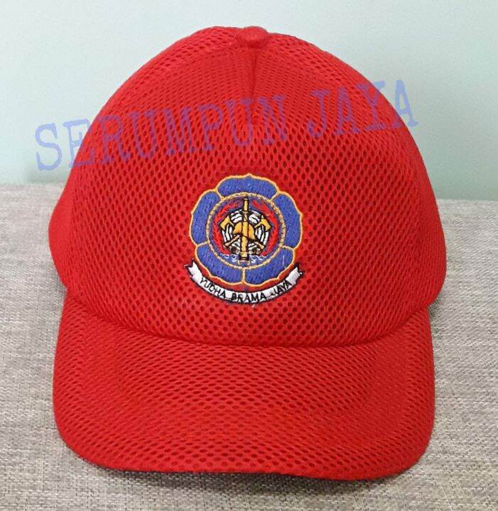 TOPI LOGO DAMKAR - TOPI DAMKAR DOUBLE MESH MERAH | Lazada Indonesia