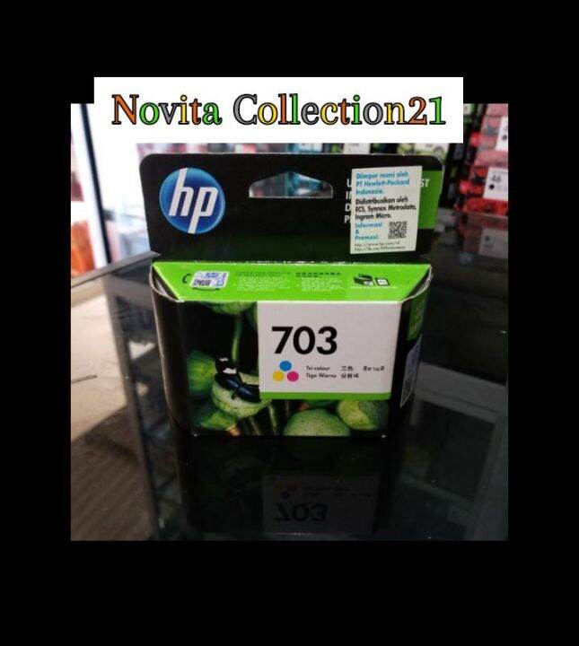 TINTA HP 703 COLOR DIJAMIN ORIGINAL | Lazada Indonesia