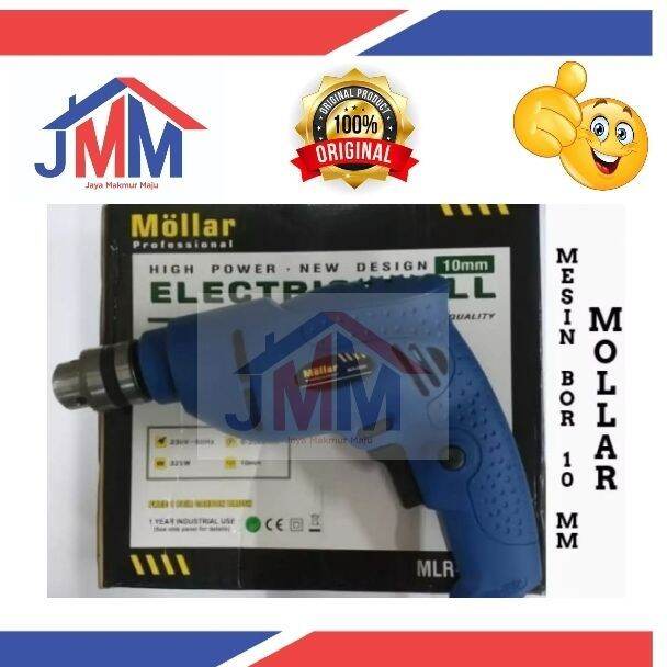 MESIN BOR MOLLAR 10MM - MESIN BOR TANGAN LISTRIK - BOR LISTRIK BOLAK ...