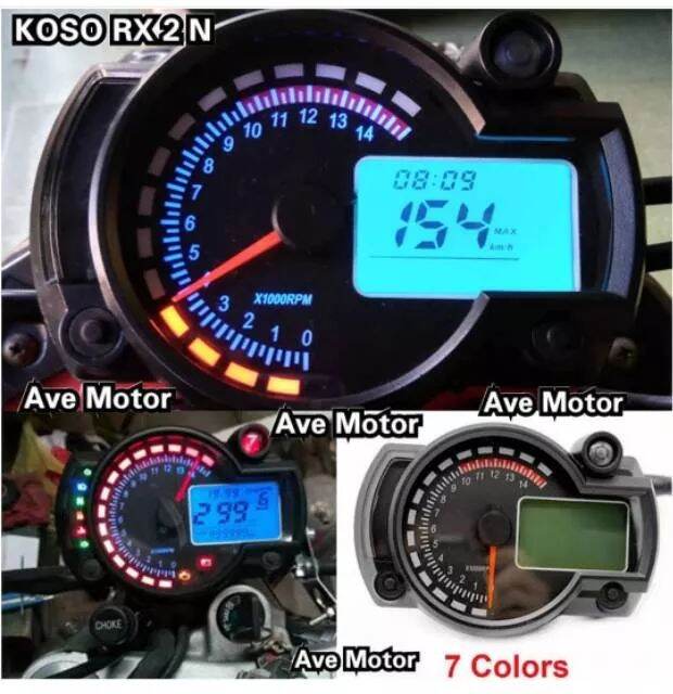 spidometer digital koso rx2n spido koso rx2n universal | Lazada Indonesia