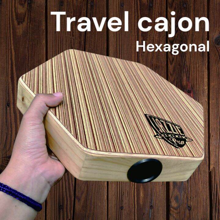 cajon travel hexagonal tebal 5cm ,cajon mini,kajon travel | Lazada ...