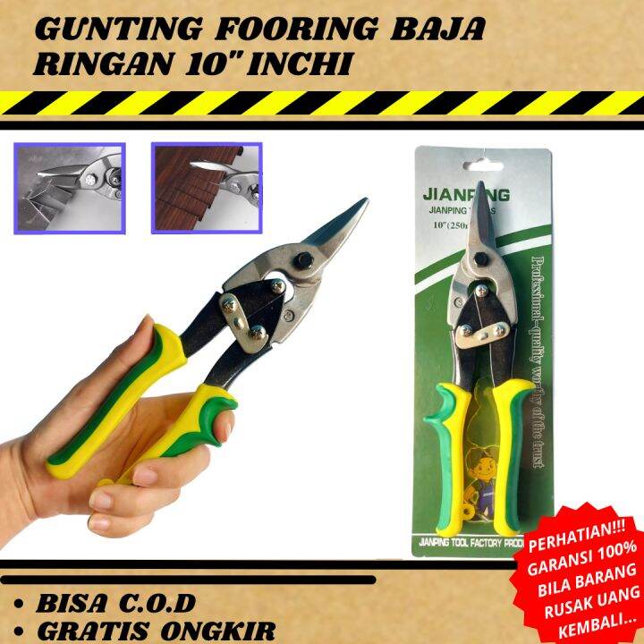 Gunting Fooring Pemotong Logam dan Baja ringan | Lazada Indonesia