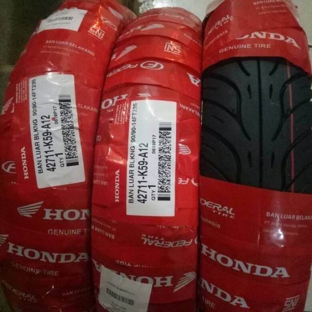 BAN BELAKANG BEAT VARIO FEDERAL AHM HONDA TUBELESS 90/90 RING 14 K59-A12 | Lazada Indonesia