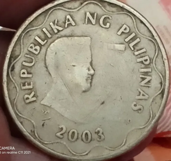 2003 5 Piso BSP error coin | Lazada PH