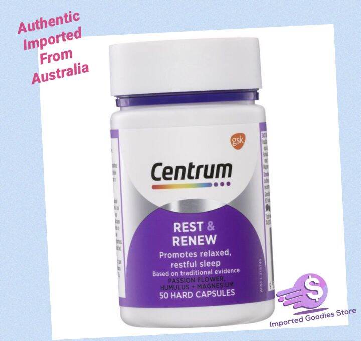Centrum Rest & Renew 50 Capsules | Lazada PH
