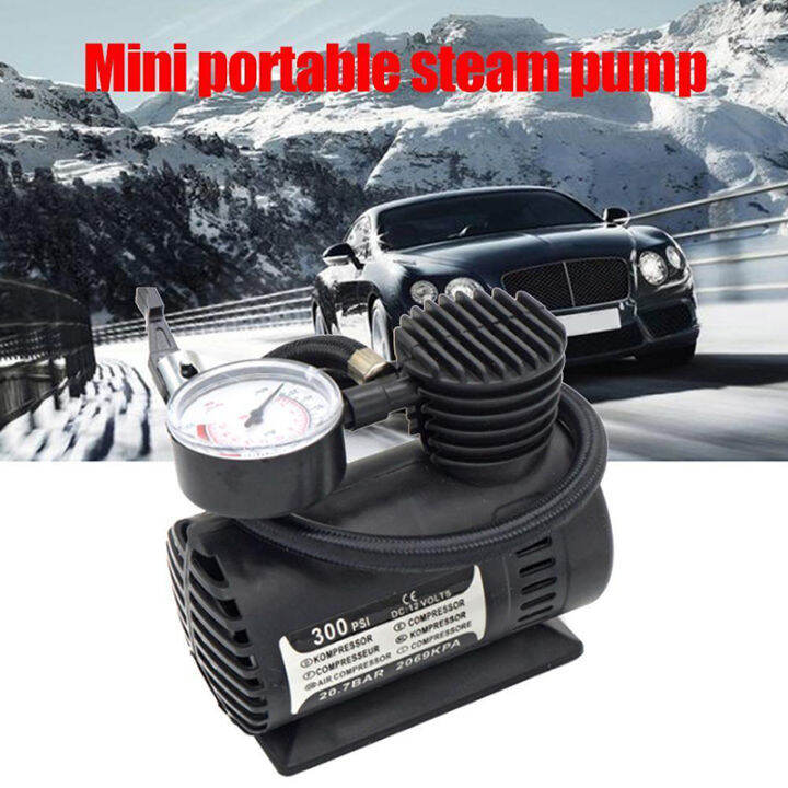 300 PSI Electric Air Compressor Portable Pump Mini Inflator Tire Car ...